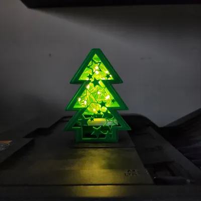 Christmas tree NO support print by Mick23 - MakerWorld