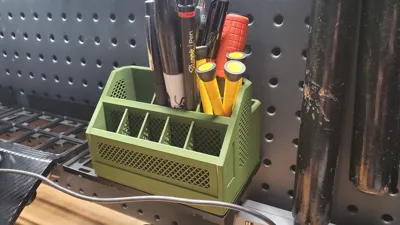 Rugged Desktop Organizer - Gridfinity 2x3 by K2_Kevin MakerWorld ...