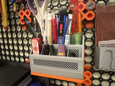 Rugged Desktop Organizer - Gridfinity 2x3 by K2_Kevin MakerWorld ...