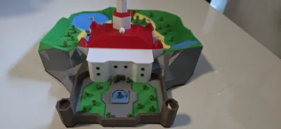 Mario 64 Peach's Castle with Courtyard - Diorama by Arniel86 MakerWorld ...