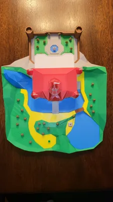 Mario 64 Peach's Castle with Courtyard - Diorama by Arniel86 MakerWorld ...