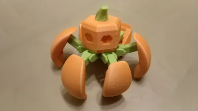 Transforming Pumpkin Mini-Mecha - Model Kit - Free 3D Print Model ...