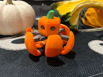 Transforming Pumpkin Mini-Mecha - Model Kit by Kit Crafters MakerWorld ...