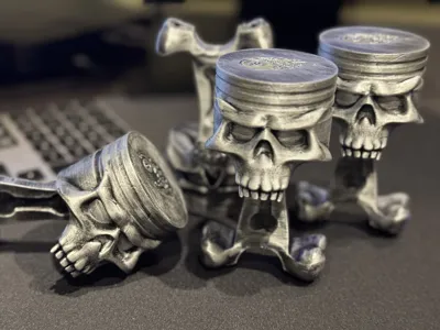 Piston Skull By Sysel94 Makerworld Download Free 3d Models