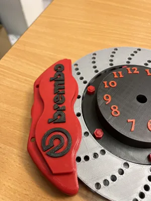 Brembo brake disc wall clock by Mattia01 - MakerWorld