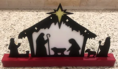 Christmas crib by 3DDaan - MakerWorld