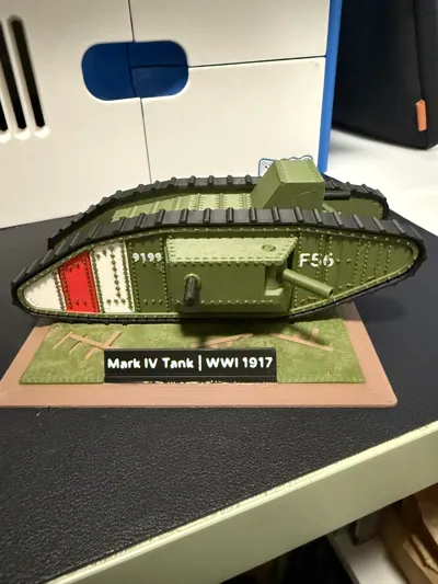 Legendary Mark IV | World's First Tank* | Snap Fit by Rexi Labs ...