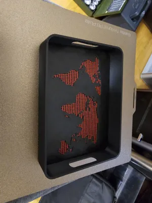 Designer Tray "OneWorld" - Free 3D Print Model - MakerWorld
