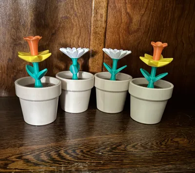 Springy Flower Collection by LIG ComputerMakerWorld: Download Free 3D ...