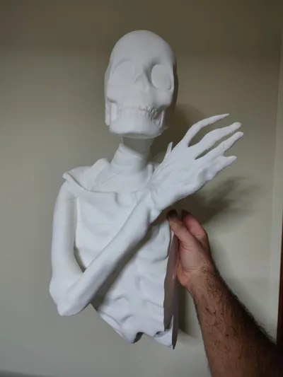 22" Halloween Corner Creeper Skeleton by keith.g.goodman MakerWorld ...