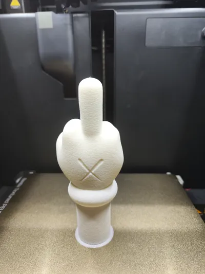 Middle Finger - KAWS by The Parabol Ink MakerWorld: Download Free 3D Models