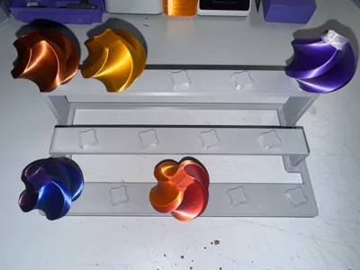 Bambu Lab Filament Display Model Stand by Jessica - MakerWorld