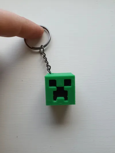 Creeper Keychain by Calmec87 MakerWorld: Download Free 3D Models