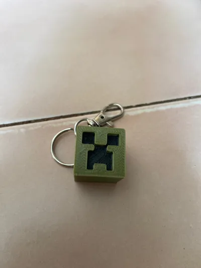 Creeper Keychain by Calmec87 MakerWorld: Download Free 3D Models