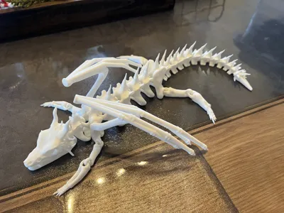 skeleton dragon by Meyerhouse MakerWorld: Download Free 3D Models