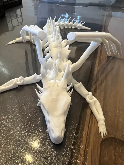 skeleton dragon by Meyerhouse MakerWorld: Download Free 3D Models