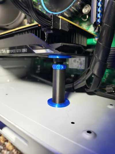 GPU Adjustable Anti Sag Support Riser - Free 3D Print Model - MakerWorld