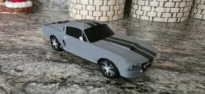 Ford Shelby Mustang GT500 'Eleanor' Kit Card - Free 3D Print Model ...