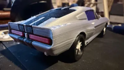 Ford Shelby Mustang GT500 'Eleanor' Kit Card - Free 3D Print Model ...