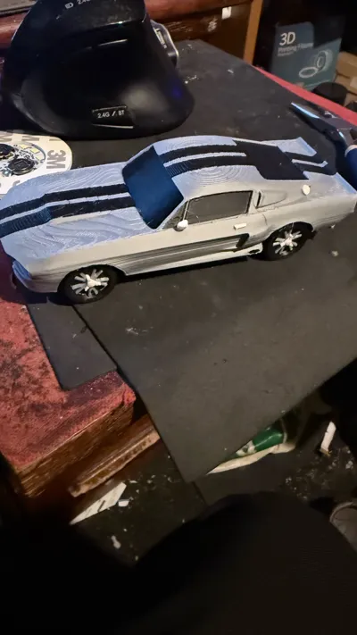 Ford Shelby Mustang GT500 'Eleanor' Kit Card - Free 3D Print Model ...