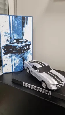 Ford Shelby Mustang GT500 'Eleanor' Kit Card - Free 3D Print Model ...