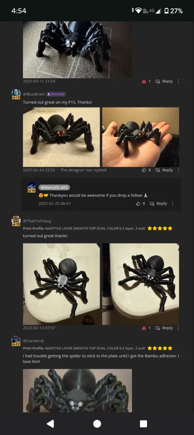 FLEXI SPIDER by MELS 3D LABS MakerWorld: Download Free 3D Models