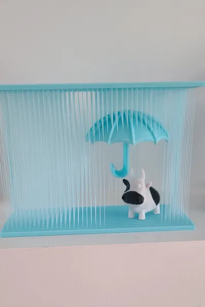 Safe From the Rain Artwork by 3DPrintBunny MakerWorld: Download Free 3D ...