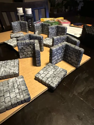 Openforge 2.0 Dungeon Stone Wall & Floor Basics Remixed by infam0usCrow ...