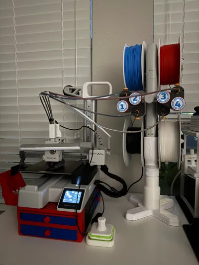 AMS Lite Rotating Vertical Stand Remixed by JJTechPrints MakerWorld ...