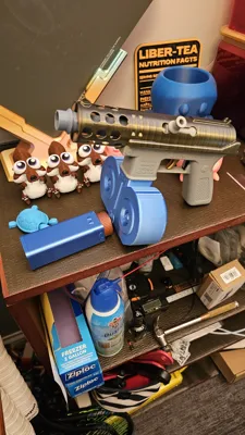 TEC-9 / T-15 water toy gun by QYM 3D 脑洞造物秦一鸣 - MakerWorld