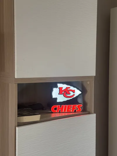 Kansas City Chiefs Lightbox by 3D_Print_Lanzke MakerWorld: Download ...