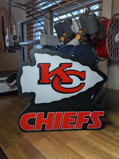 Kansas City Chiefs Lightbox by 3D_Print_Lanzke MakerWorld: Download ...