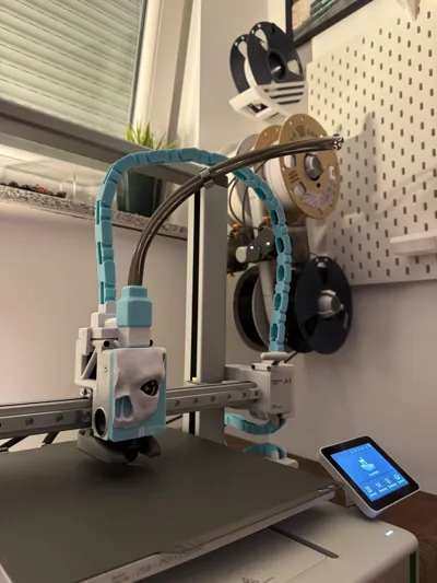 Skull Extruder Front Cover V3 - A1 and A1 Mini - Free 3D Print Model ...