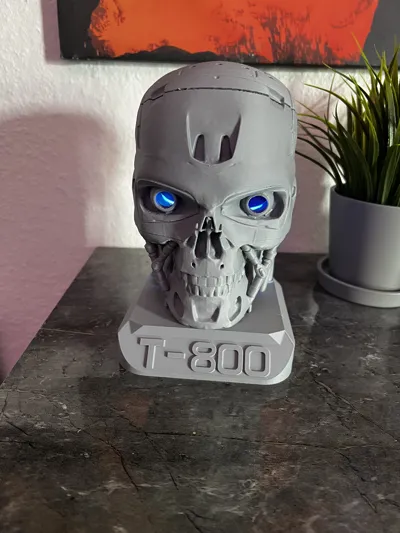 T800 Terminator Amazon Alexa Echo DOT 4 & 5 Holder Remixed by ...