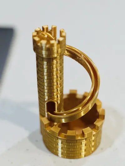Castle Slide Coin Storage - Free 3D Print Model - MakerWorld