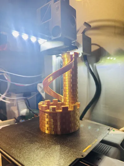 Castle Slide Coin Storage - Free 3D Print Model - MakerWorld