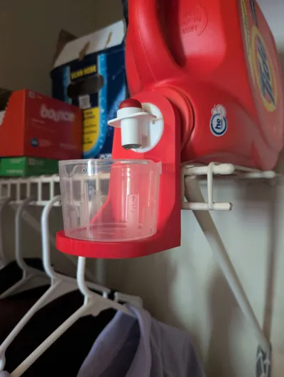 Laundry Detergent Cup Holder by rleach MakerWorld: Download Free 3D Models
