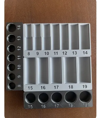 Gridfinity Organizers for 3/8" Impact Socket Sets by zekesnack ...