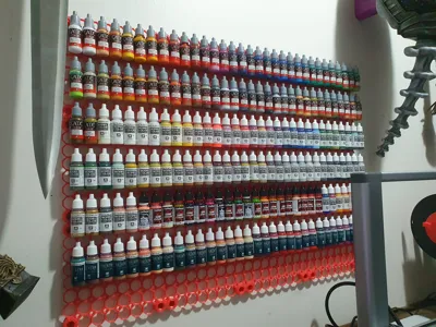 Multiboard - Vallejo Acrylic Paint Bottle Holder Remixed by Sambi ...