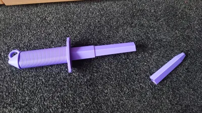 Collapsing Simple Dagger by JayminProd MakerWorld: Download Free 3D Models