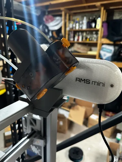 AMS Lite 'mini' Top Mount for A1 by Brandon Li MakerWorld: Download ...