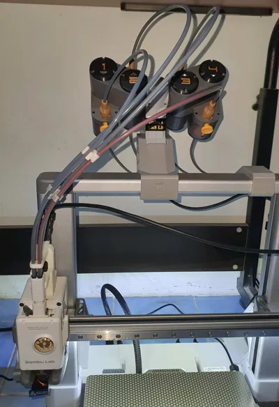 AMS Lite 'mini' Top Mount for A1 - Free 3D Print Model - MakerWorld