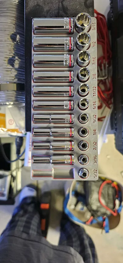 Gridfinity Tekton 1/4 Socket Organizer SAE, Metric by zekesnack ...