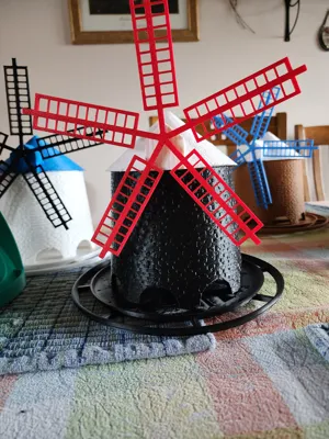 Dutch-style Windmill Bird feeder from Szwarszowice by Johnny_Bit ...