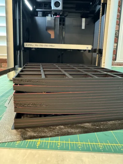 Gridfinity 5x5 Baseplate Stack 16-high Remixed by Filipe Laíns ...