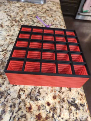 Gridfinity 5x5 Baseplate Stack 16-high Remixed by Filipe Laíns ...