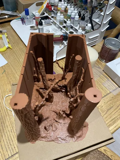 Ozark Mountain Sunset Book Nook by MaKim MakerWorld: Download Free 3D Models