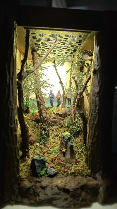 Ozark Mountain Sunset Book Nook by MaKim MakerWorld: Download Free 3D Models