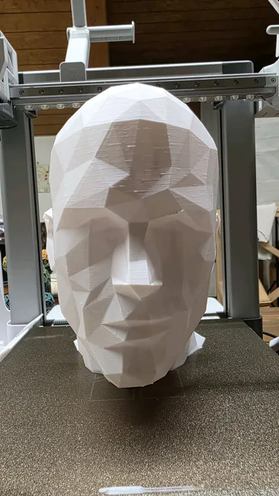 Low-Poly Head by Crustyforge MakerWorld: Download Free 3D Models