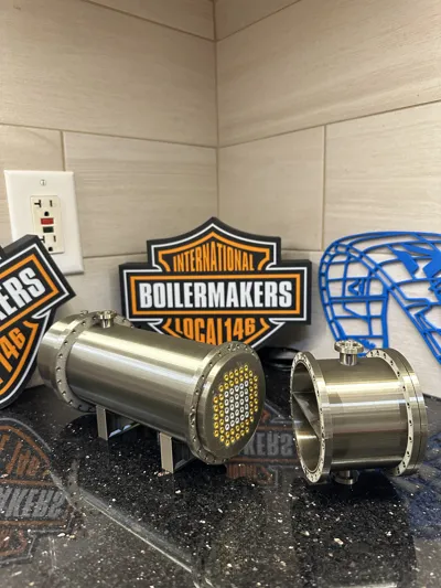 Shell & Tube Heat Exchanger - Full Model by MattHimSelph MakerWorld ...